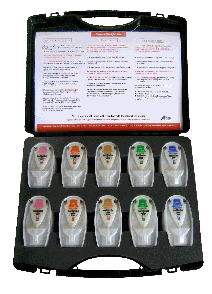 Identa Stinger Explosivetests, 5 x 4 tests - Welcome by Loci Forensics ...